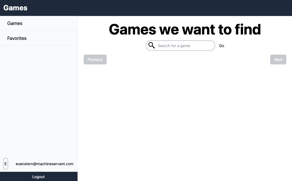 Remix Tutorial Part 4: Search for Games